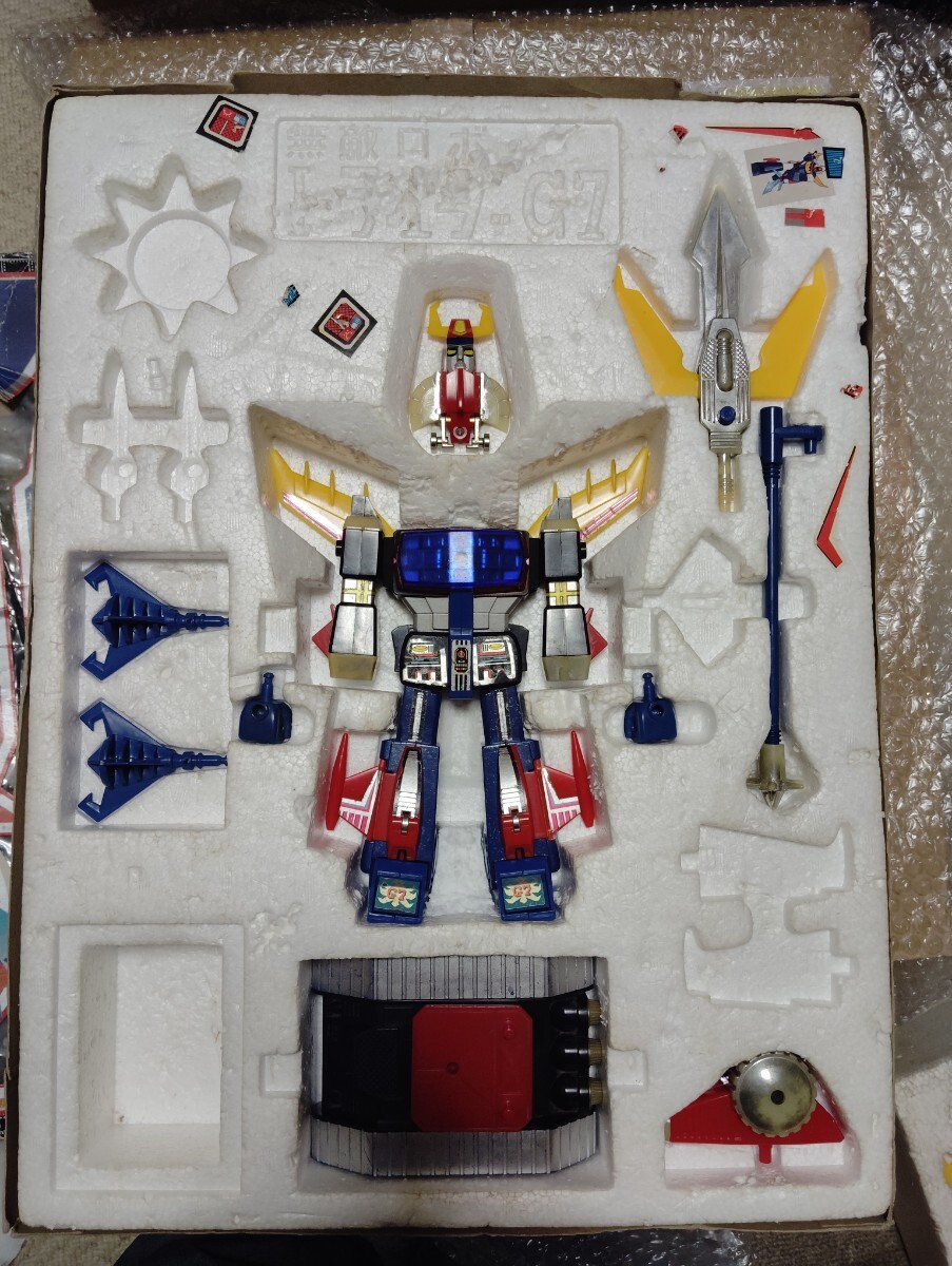 Yahoo!オークション - トライダーg7 DX 超合金 変形合体セット クロー...