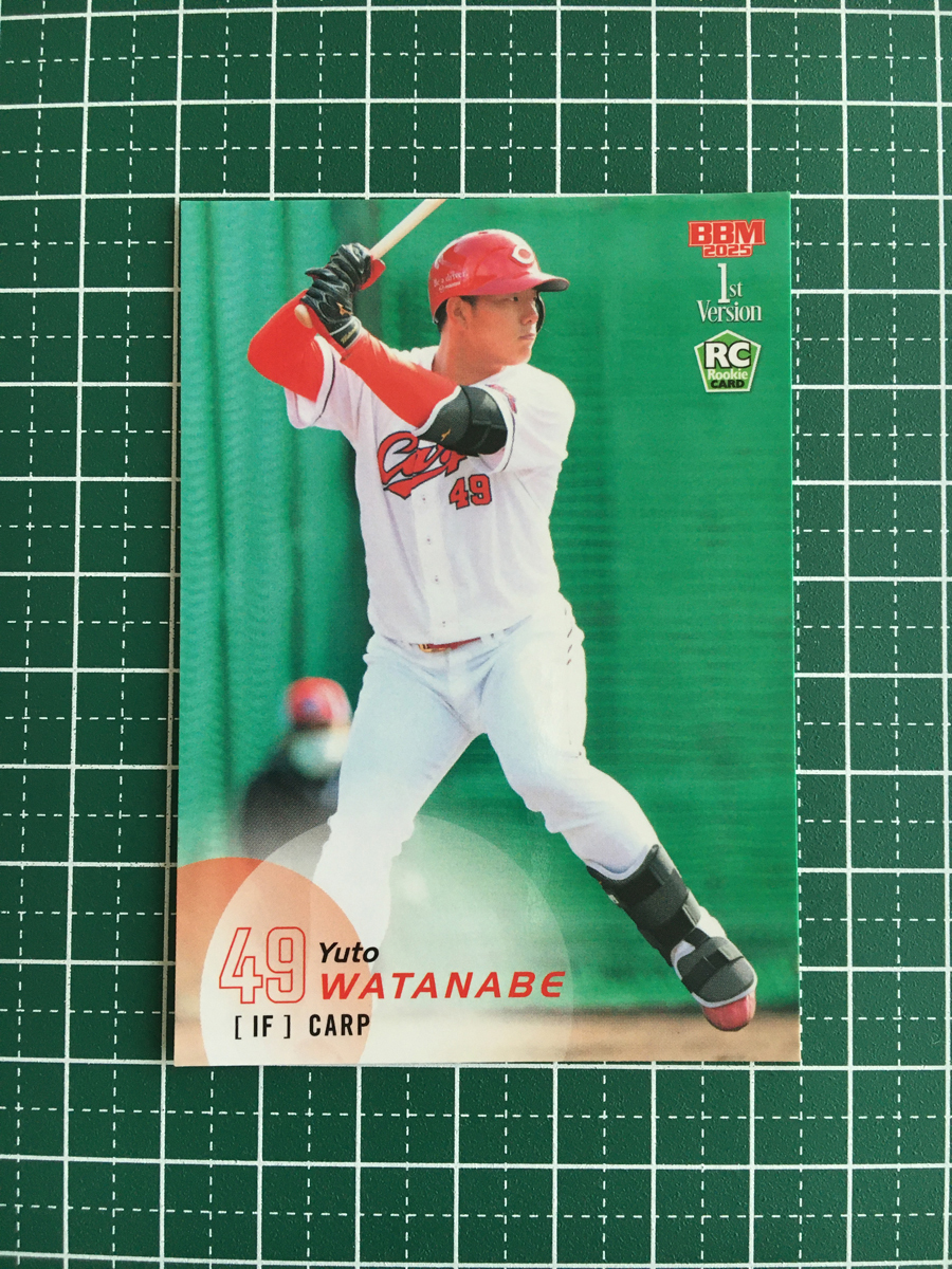 Yahoo!オークション - BBM 2025 1st バージョン #107 渡邉悠斗[広島...