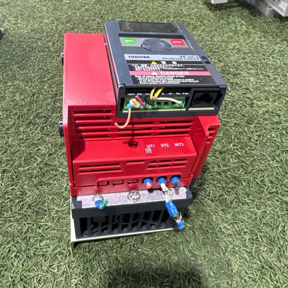 Yahoo!オークション - 5E166 東芝 2.2kw-3.9kVA 3HP インバーター VFNC...