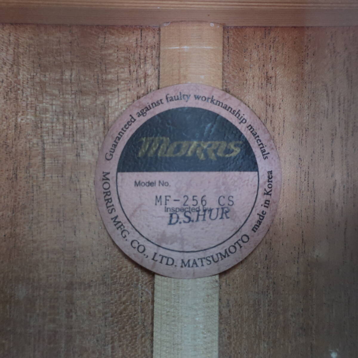 Yahoo!オークション - Morris MF-256 CS アコースティックギター ケー...