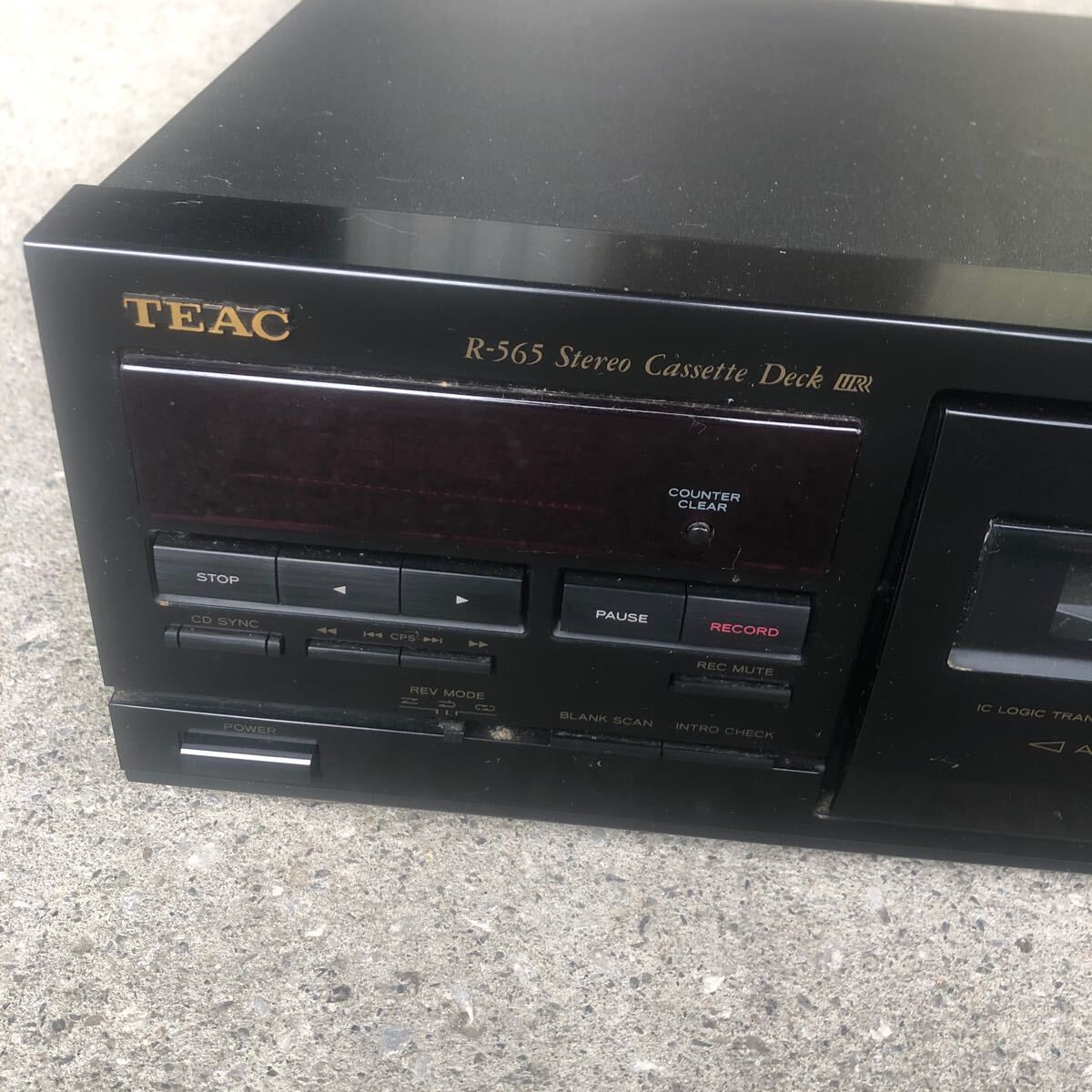 Yahoo!オークション - TEAC R-565 STEREO CASSETTE DECK ティアック カ...