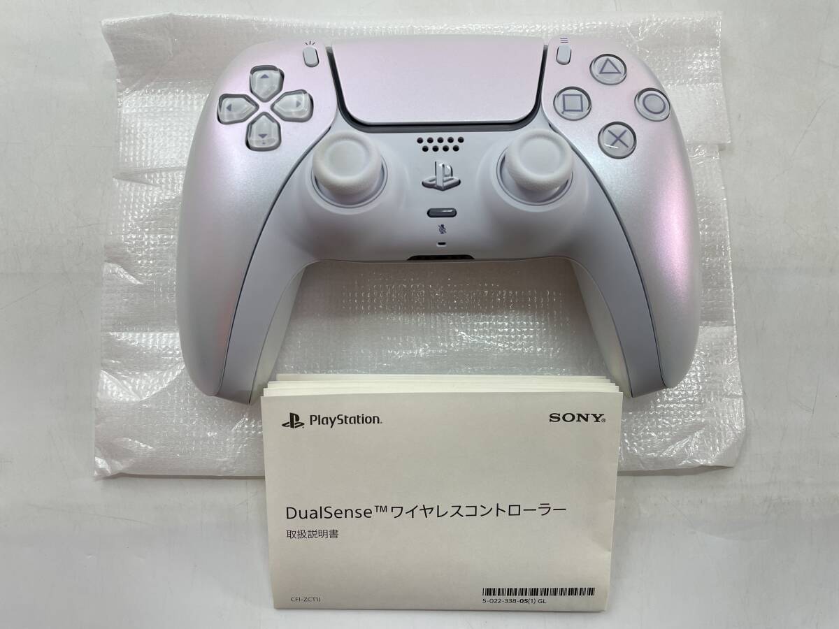 【樂淘letao】日本代購代標第一品牌－★【同梱不可】中古品 PlayStation5 PS5 DualSense ワイヤレスコントローラー クロマパール/ギャラクティックパープル 2点セット