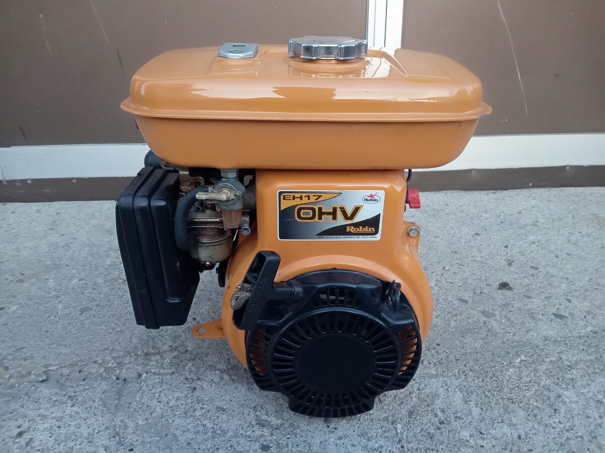 Yahoo!オークション - ロビン エンジン EH17-2B 最大6.0馬力 動作品 発...