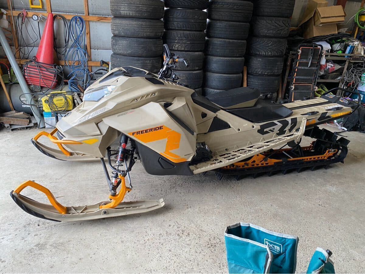 Yahoo!オークション - （道東発）skidoo 2022年 フリーライド154ター...
