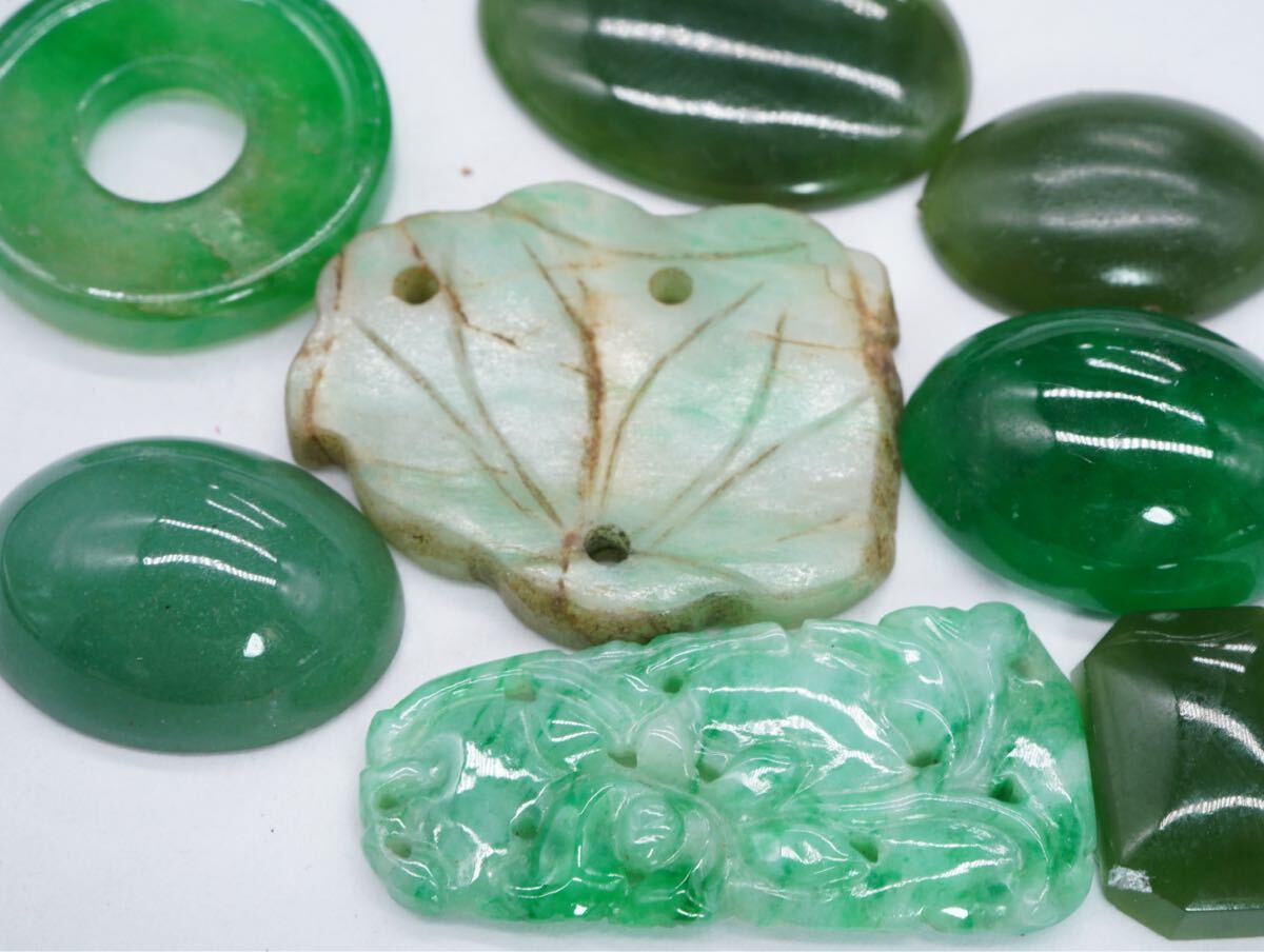 Yahoo!オークション - 【105】翡翠 ヒスイ 他 緑石 ルース 約21g 105ct...