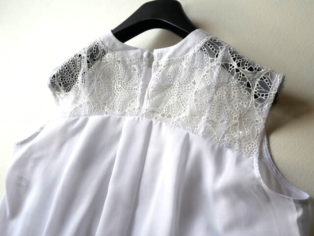 Yahoo!オークション - Yueワコール レースデザインブラウス サイズM