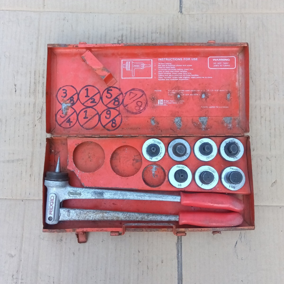 Yahoo!オークション - RIDGID チューブエキスパンダー