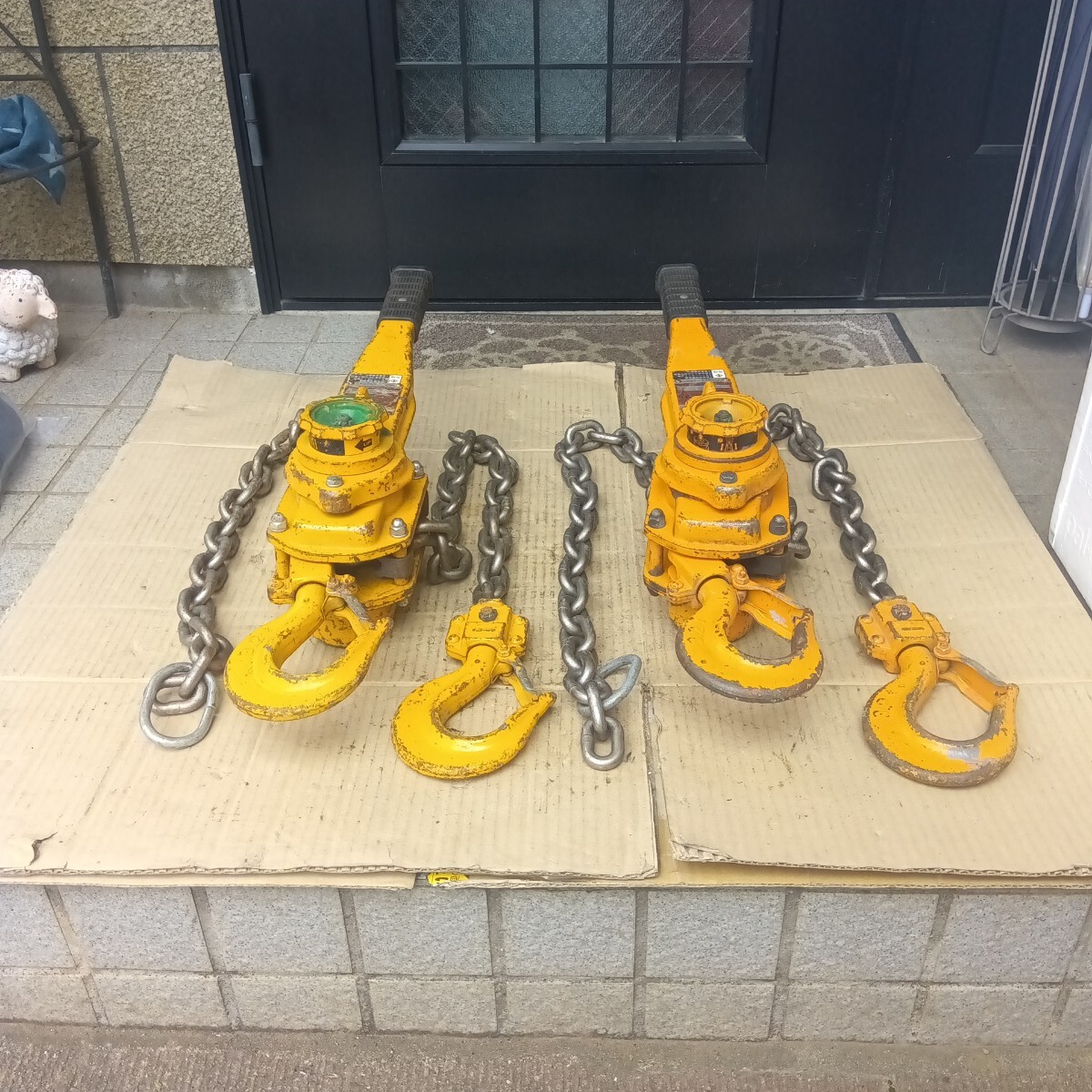 Yahoo!オークション - 2台セット 即決49000円 3.2t KITO キトー レバー...