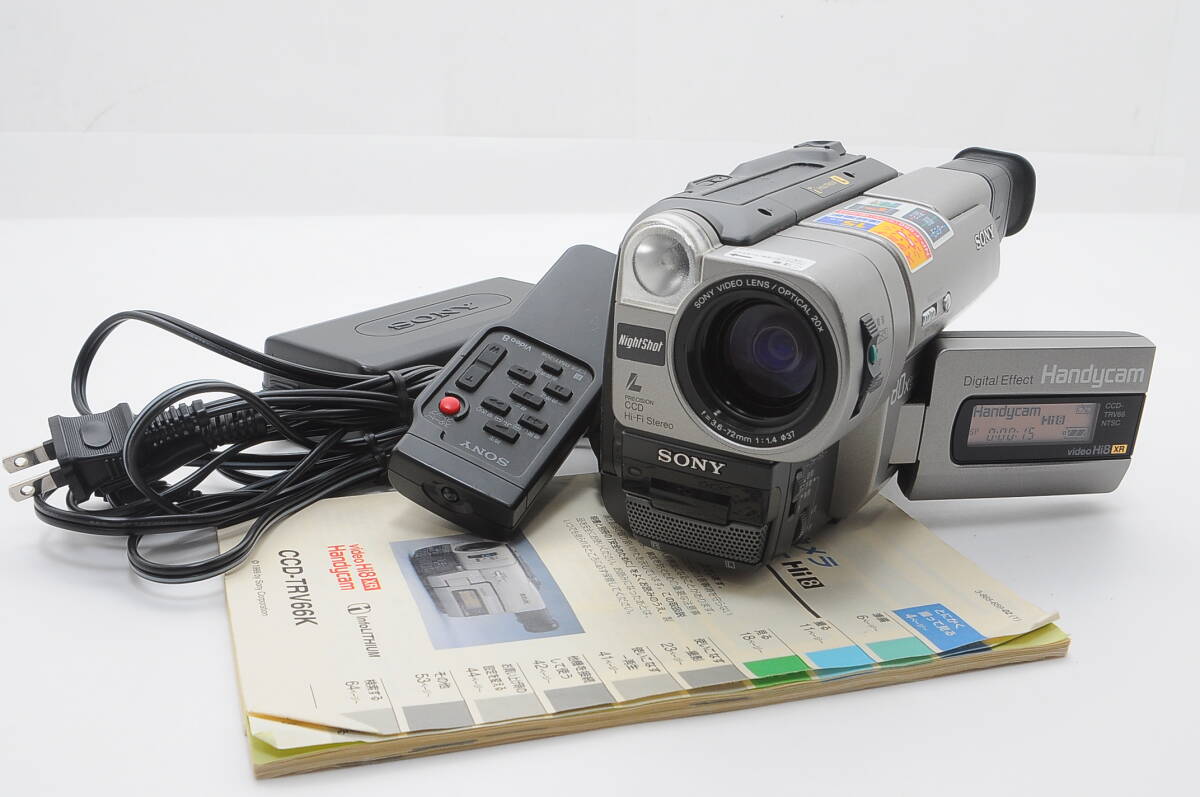 Yahoo!オークション - [MBF14]SONY 8ミリビデオカメラ CCD-TRV66 ソニ...