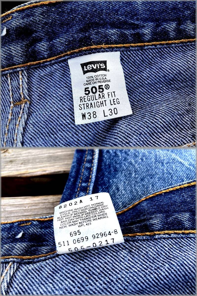 Yahoo!オークション - リーバイス 505 90s 99年 USA製 デニム パンツ ...