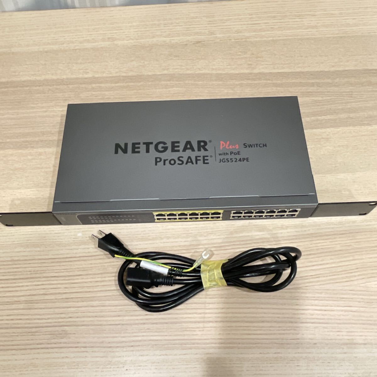 Yahoo!オークション - E836 NETGEAR JGS524PE 24ポート スイッチングハ...