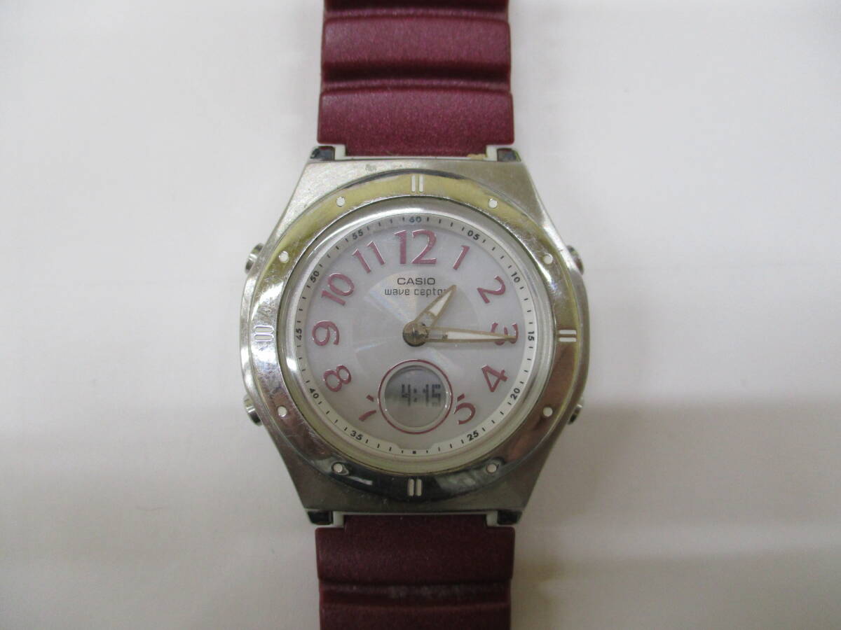 Yahoo!オークション - N1360棚37 CASIO LWA-M143 タフソーラー wave ce...
