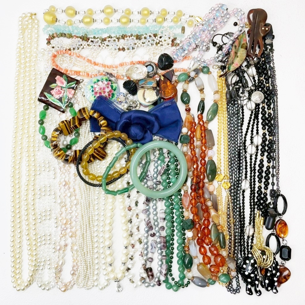 Yahoo!オークション - 【人気】アクセサリー まとめ 総重量 1 395g ネ...