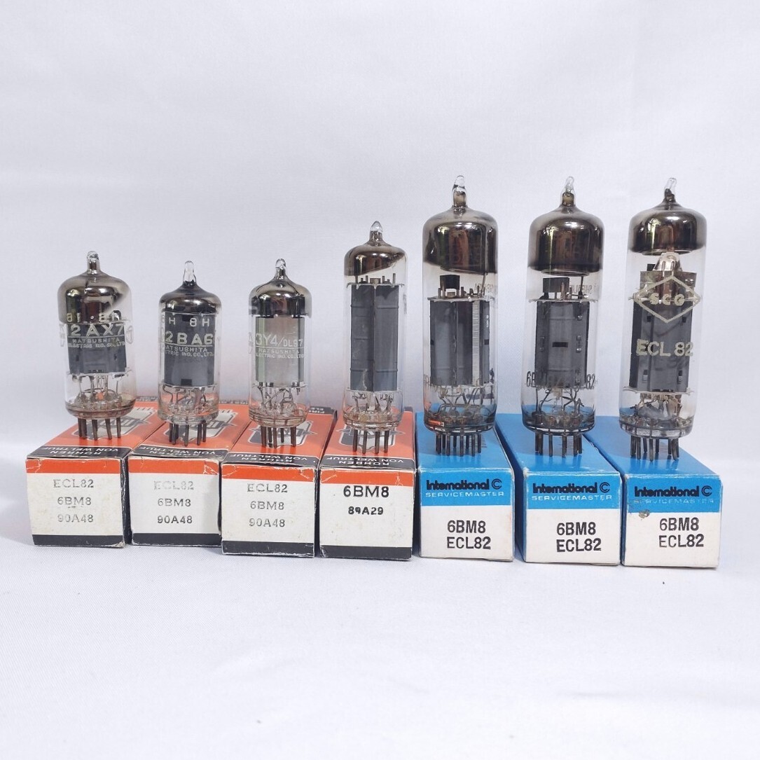 Yahoo!オークション - 真空管 ECL82 SCG/6BM8 ECL82 東芝/品番メーカー...