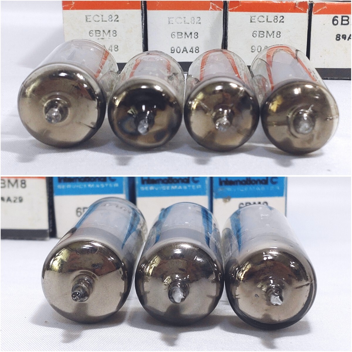 Yahoo!オークション - 真空管 ECL82 SCG/6BM8 ECL82 東芝/品番メーカー...