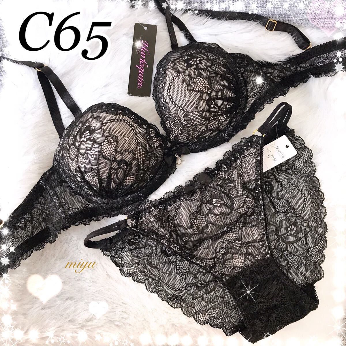 Yahoo!オークション - C65M オールレース 総レース ブラジャー&ショー...