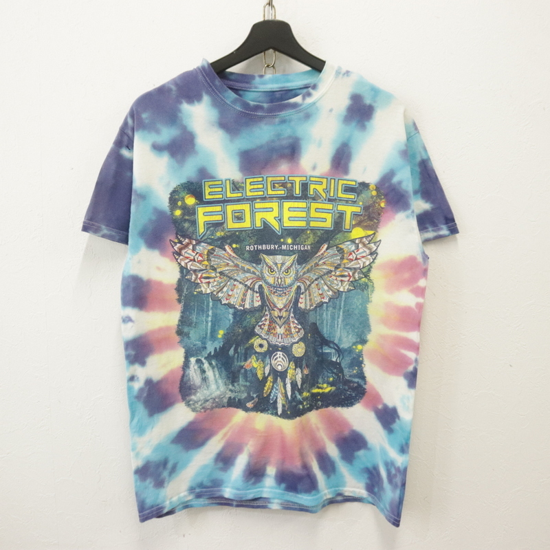 Yahoo!オークション - Q393 2000年代製 ELECTRICFOREST 半袖Tシャツ 00...