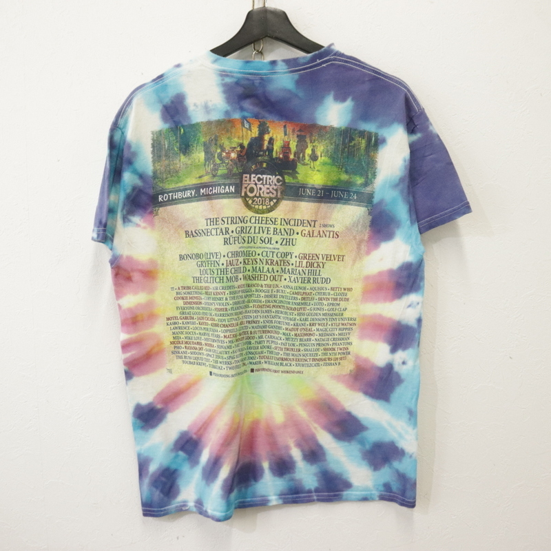 Yahoo!オークション - Q393 2000年代製 ELECTRICFOREST 半袖Tシャツ 00...