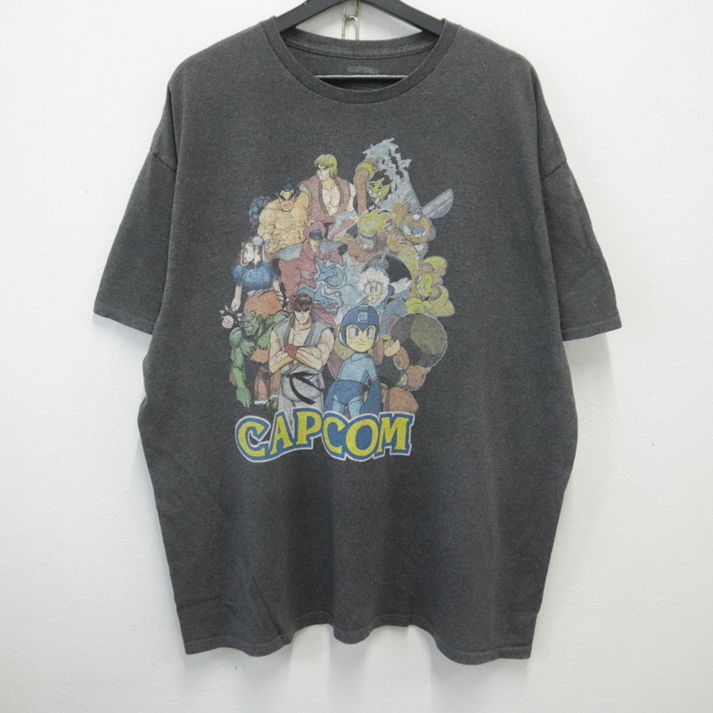 Yahoo!オークション - f581 2000年代製 CAPCOM ロックマン 半袖プリン...