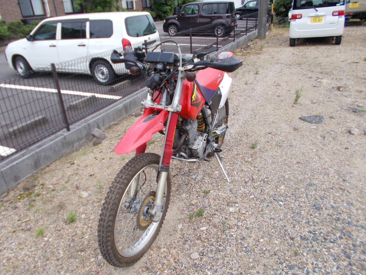 Yahoo!オークション - XR250R ME08 逆輸入書類付現在登録済み レストァ...
