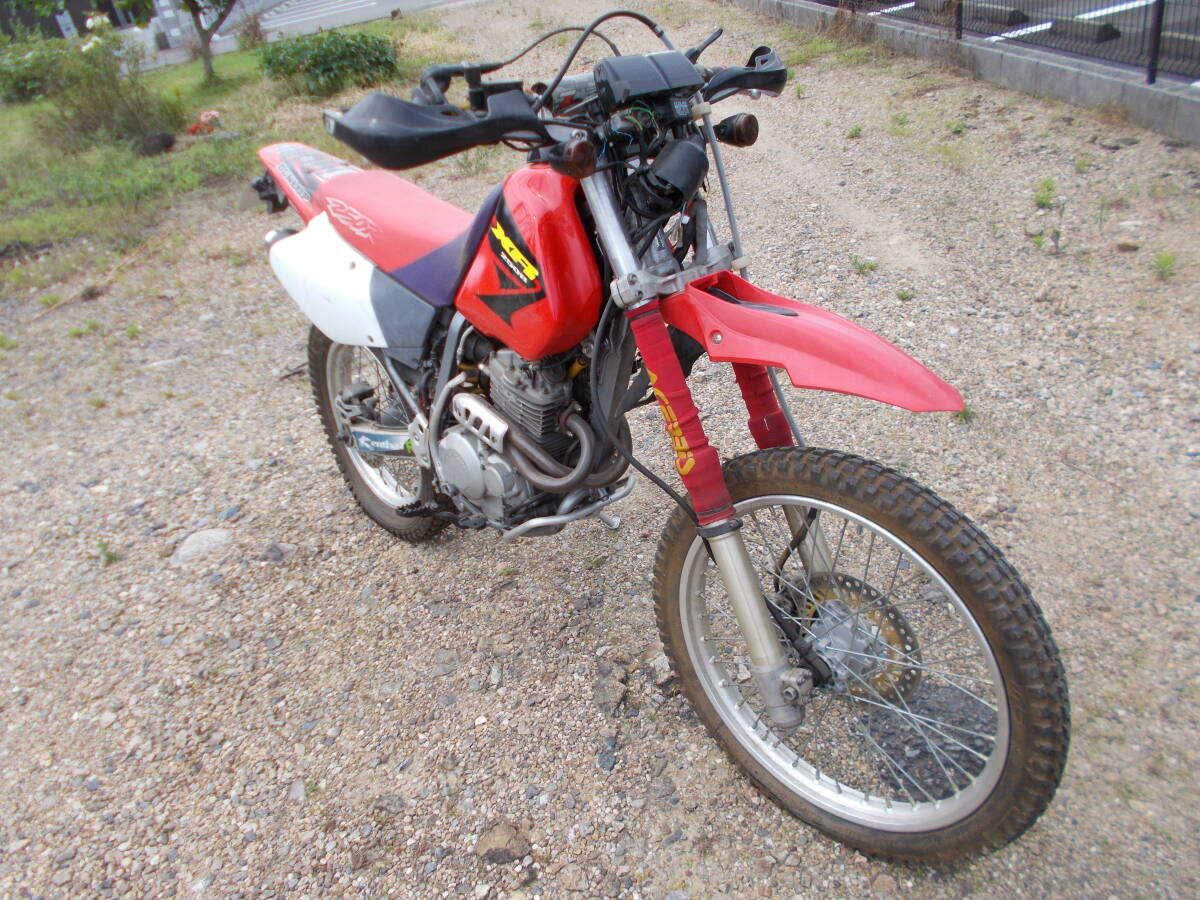 Yahoo!オークション - XR250R ME08 逆輸入書類付現在登録済み レストァ...