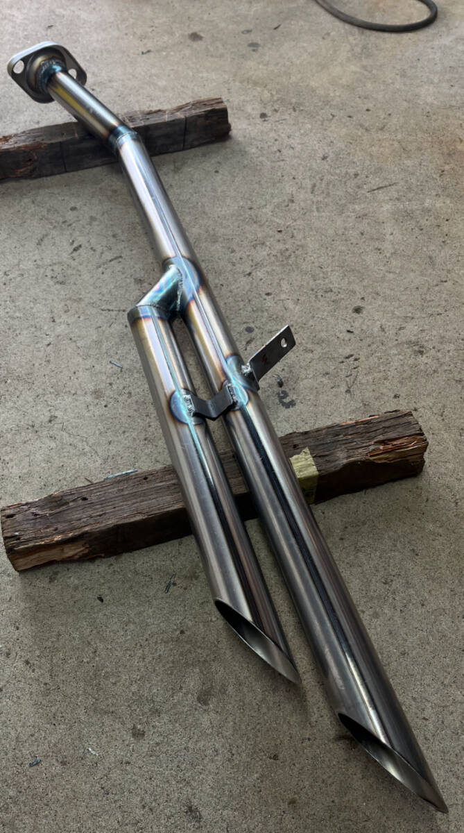 Yahoo!オークション - エブリィワゴン用サイドマフラー 64W 17W デュア...