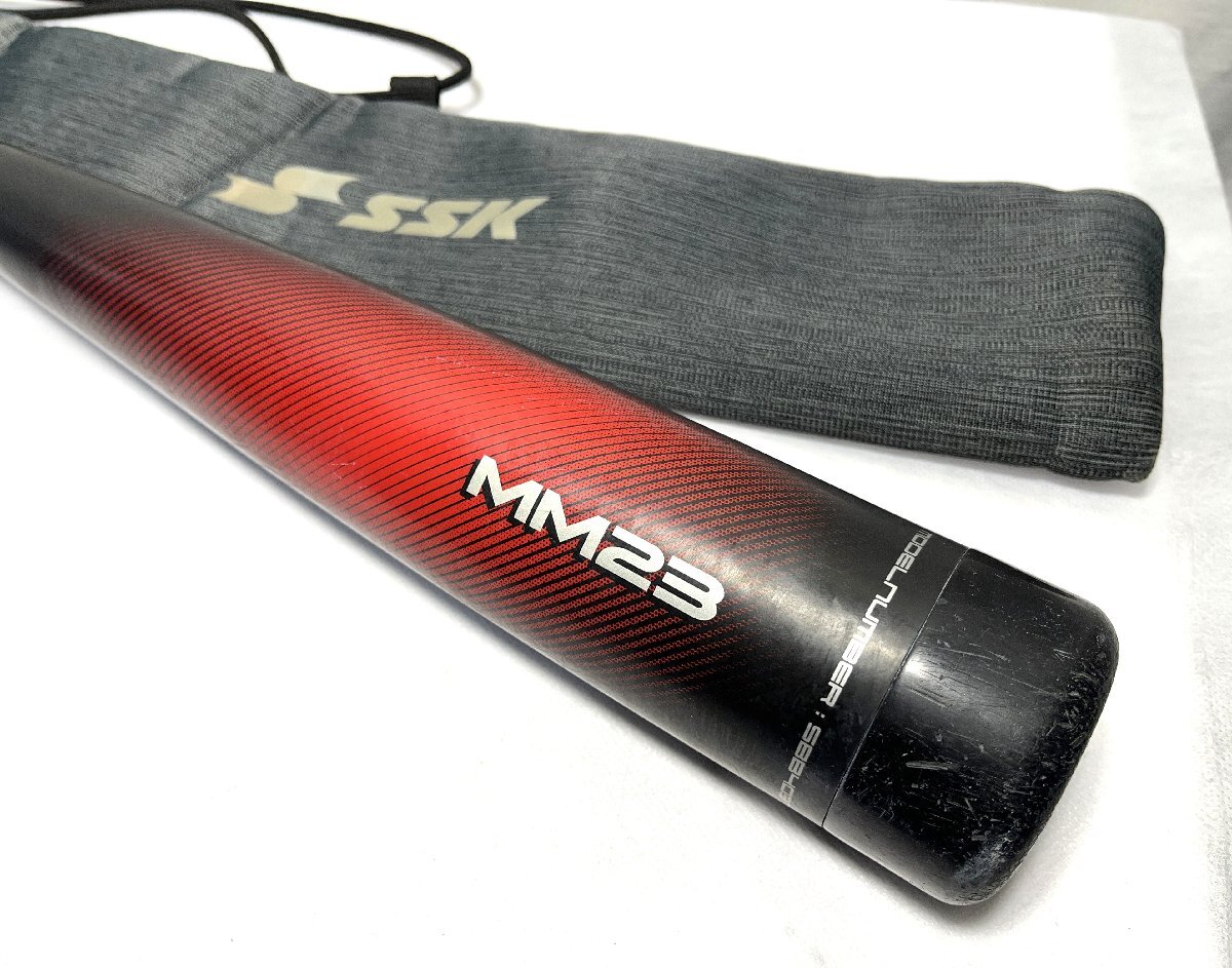 Yahoo!オークション - SSK MM23 85cm/6.9cm 740g 軟式バット SBB4037 ...