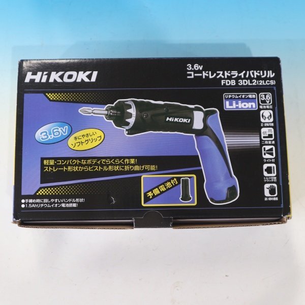 Yahoo!オークション - 新品 HiKOKI 3.6V コードレスドライバドリル FDB...