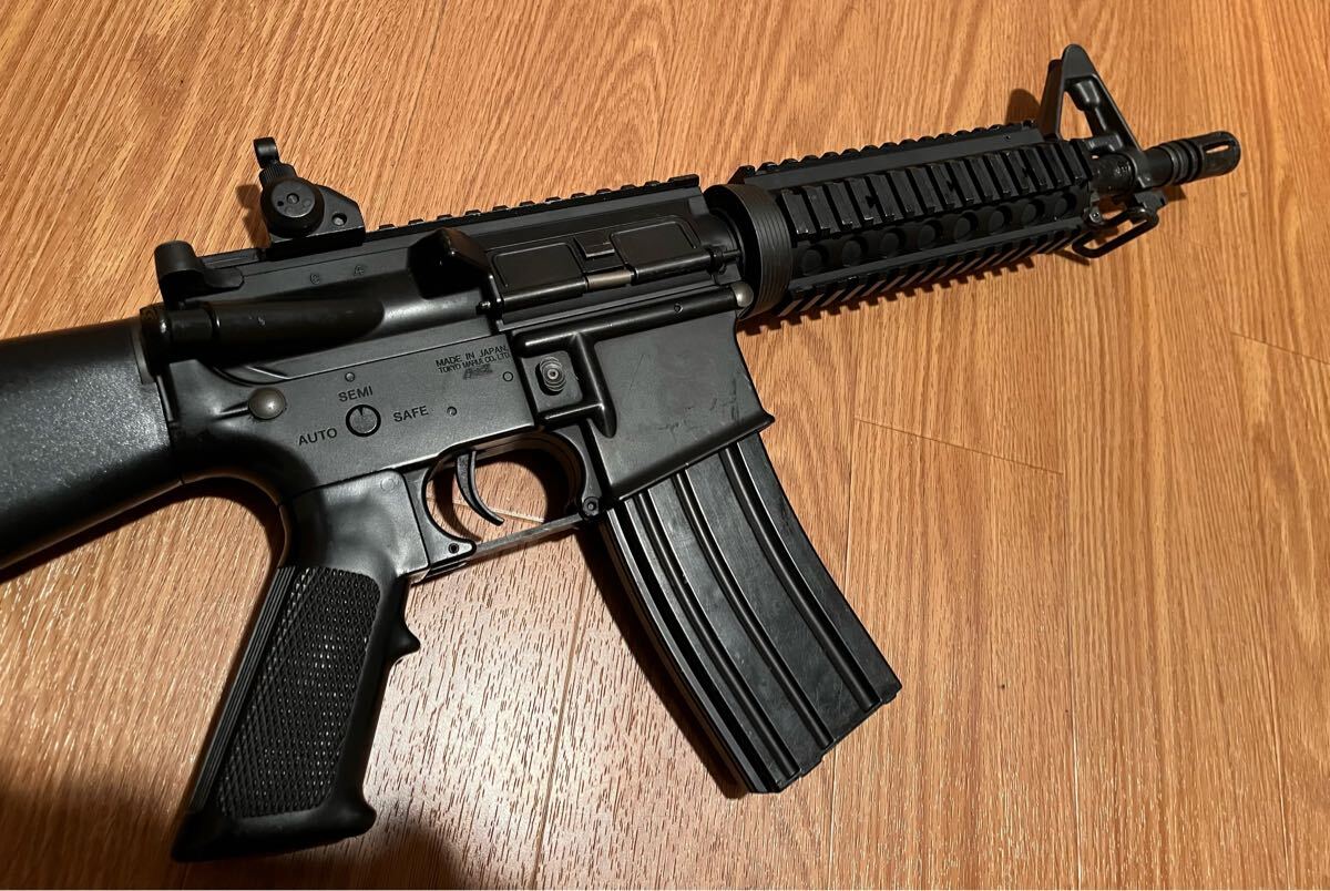 Yahoo!オークション - マルイM4 CRW ハイサイクルカスタム 長掛け面ホ...