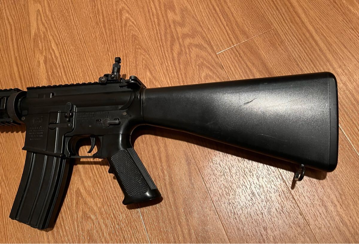 Yahoo!オークション - マルイM4 CRW ハイサイクルカスタム 長掛け面ホ...