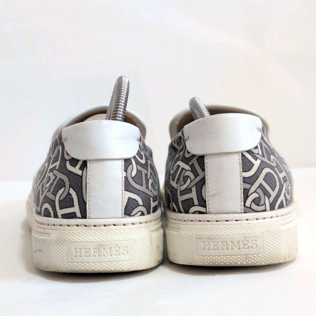 Yahoo!オークション - Herms エルメス スリッポン シェーヌダンクル 42...