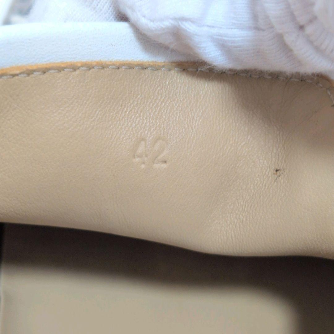 Yahoo!オークション - Herms エルメス スリッポン シェーヌダンクル 42...