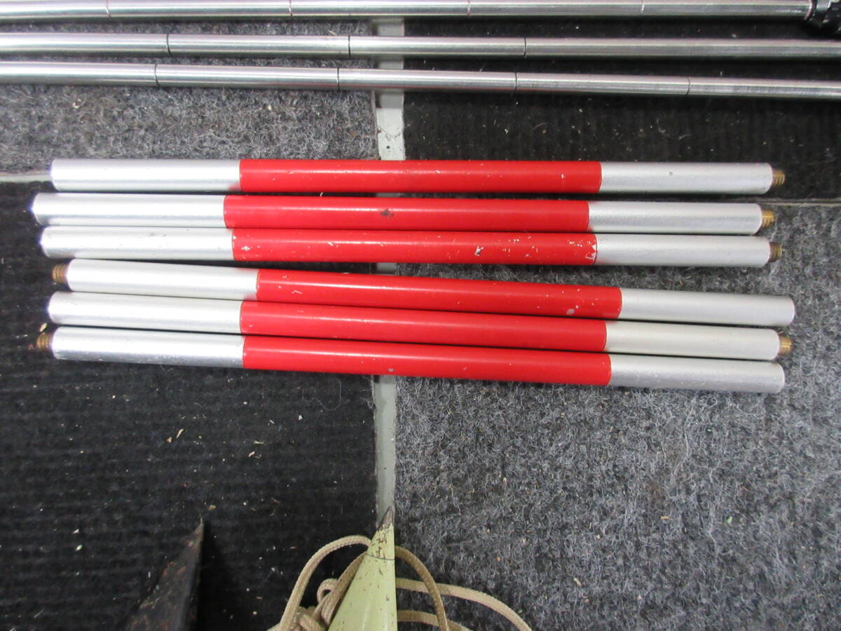 Yahoo!オークション - 棚8・A487 フリーポール 鉄製伸縮ポール プリズ...