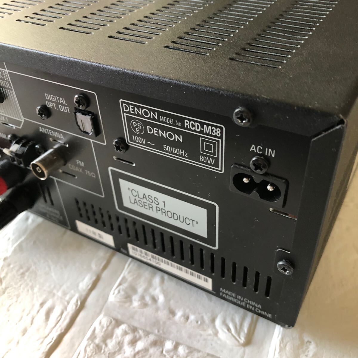 Yahoo!オークション - DENON CDレシーバー RCD-M38 ピックアップレンズ...