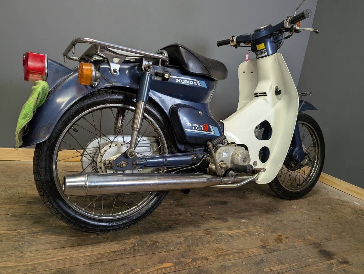 Yahoo!オークション - b-057 HONDA スーパーカブ50 C50 実働 原付 50c...