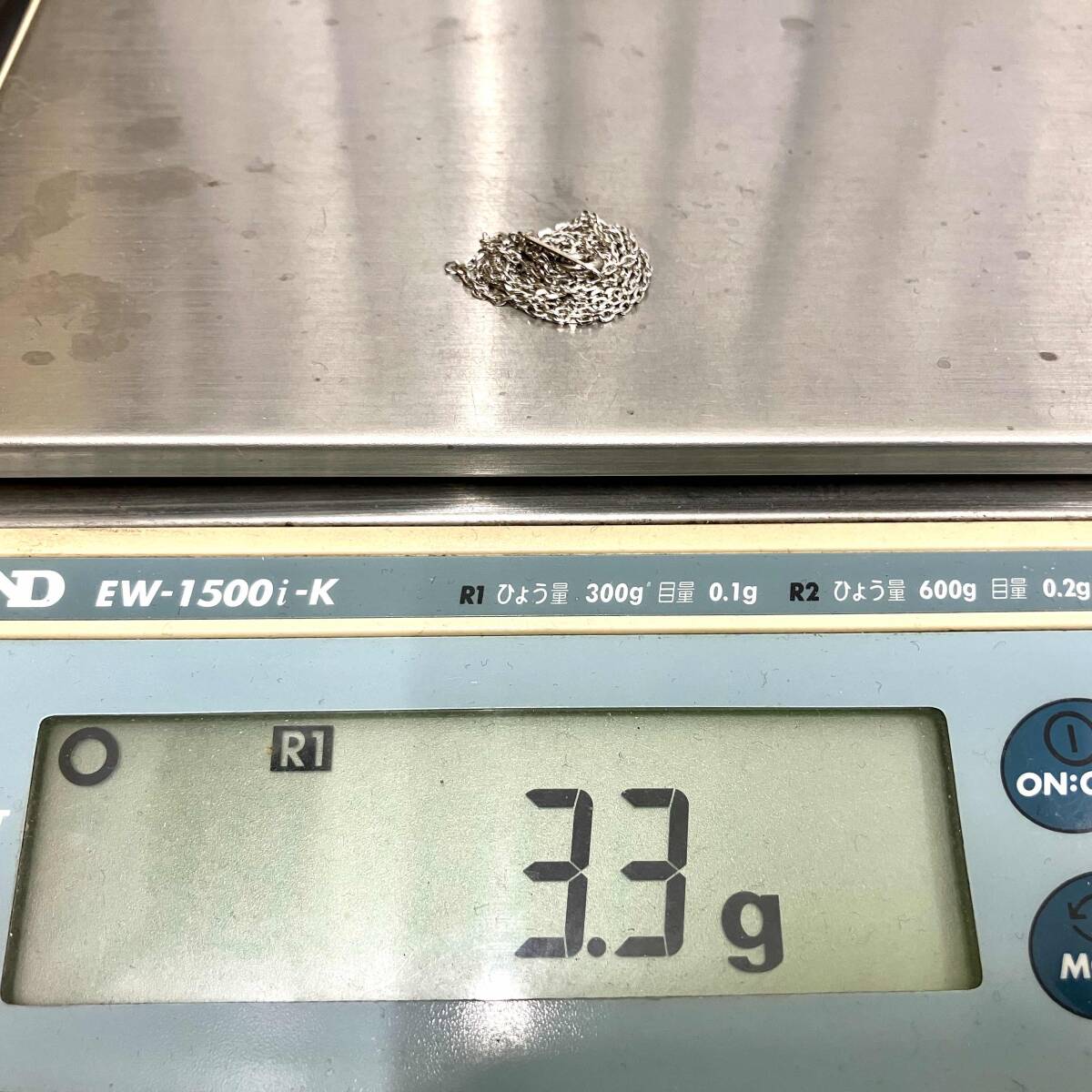 Yahoo!オークション - チェーン ネックレス Pm850 Pt850 43cm 3.3g プ...