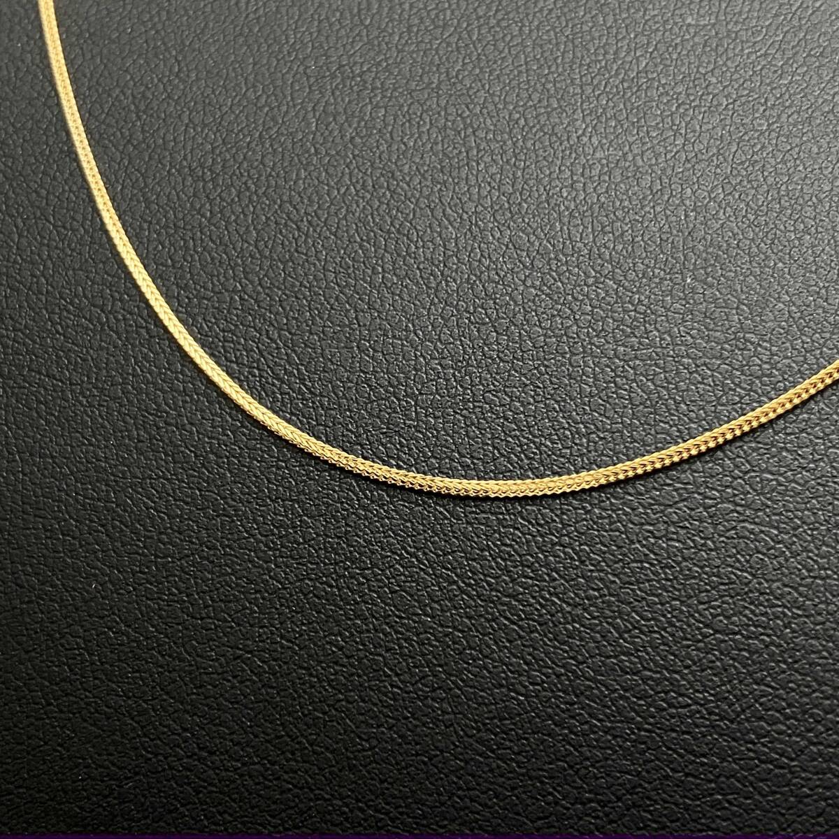 Yahoo!オークション - チェーン ネックレス K18 750 50cm 1.8g 金 イエ...