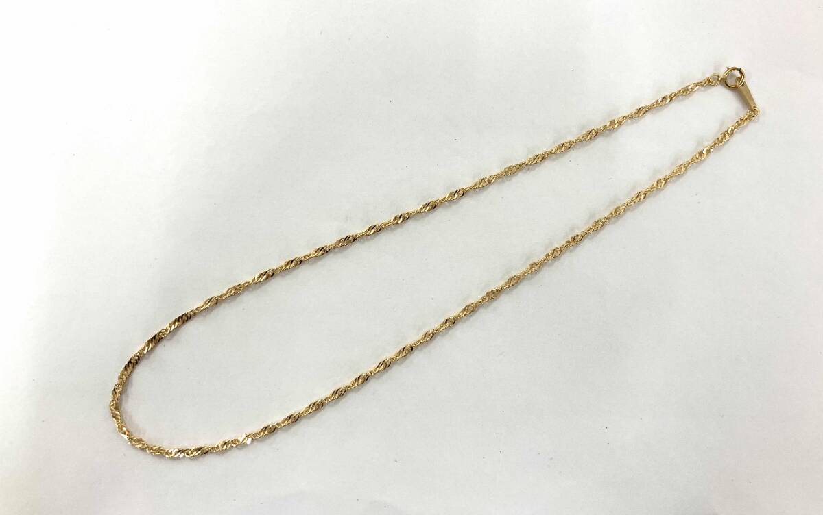 Yahoo!オークション - K18 41cm 4.3g ゴールドネックレス 18金