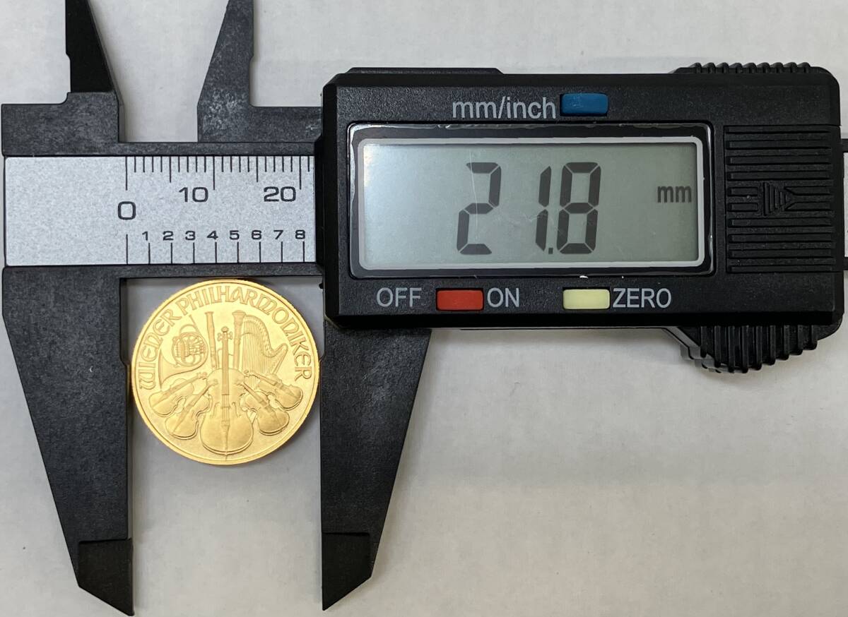 Yahoo!オークション - K24 ウィーン ハーモニー金貨 7.8g 1/4oz 24金