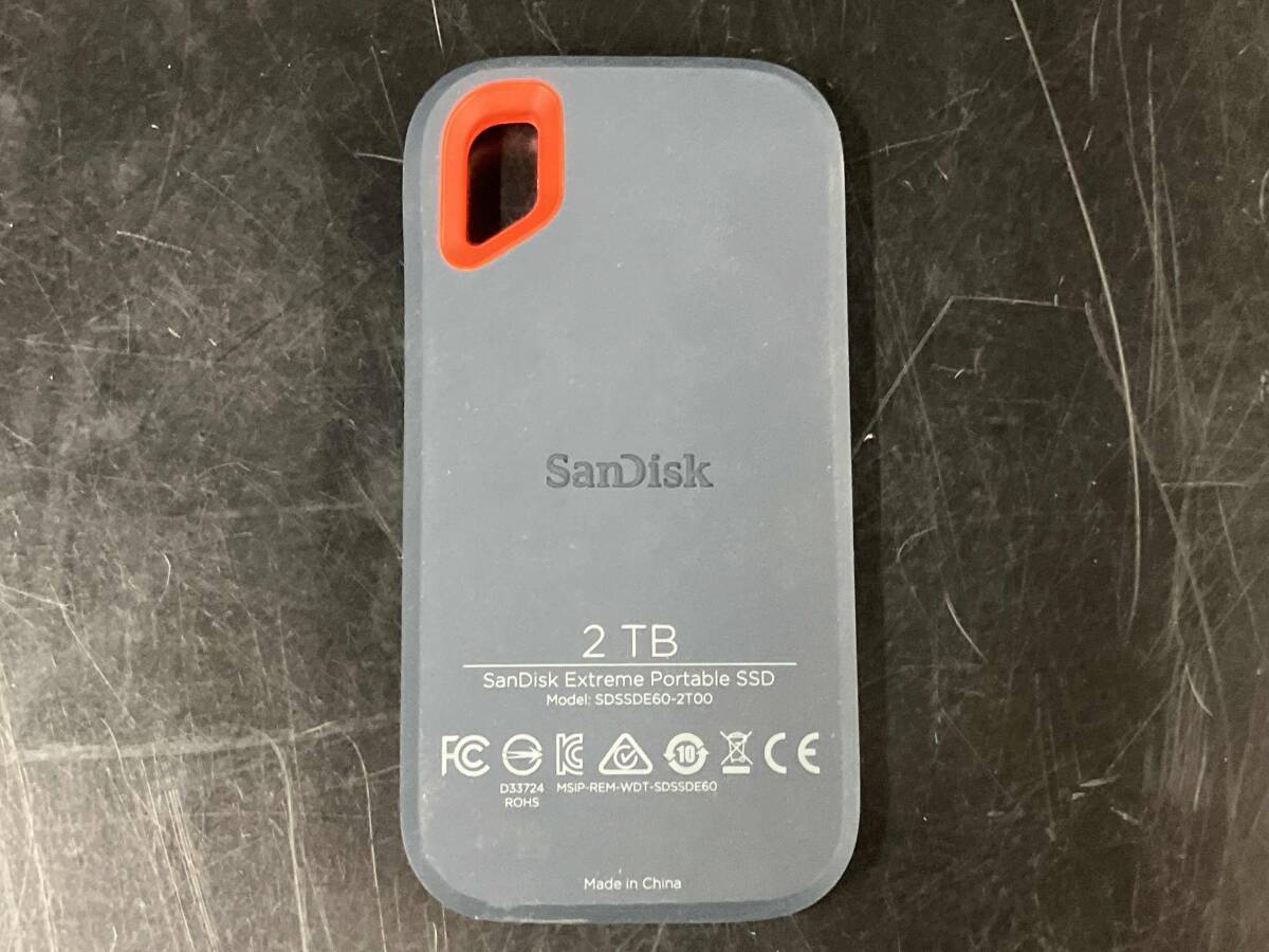 Yahoo!オークション - SanDisk 2TB 外付けSSD SDSSDE61-2T00-J25 動作...