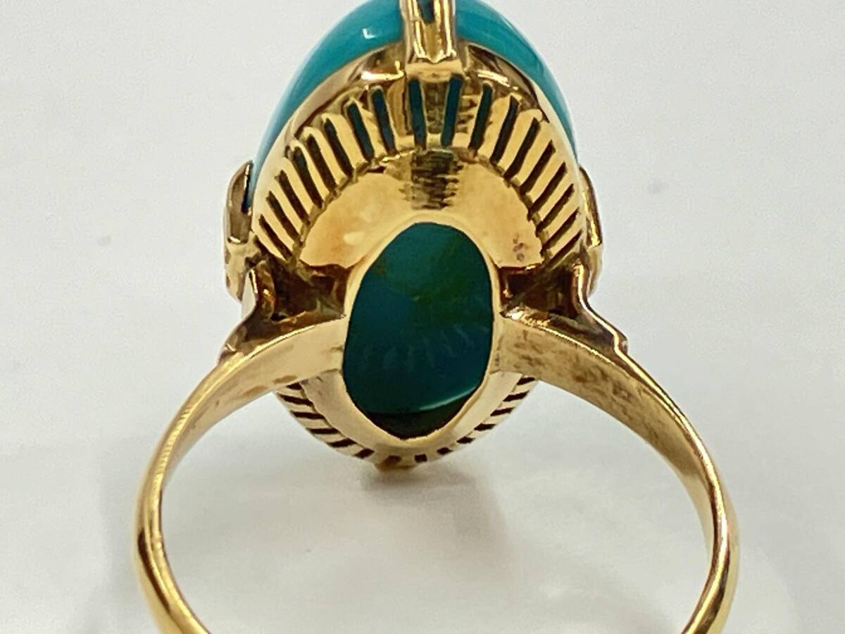 Yahoo!オークション - K18 ＃8 総重量3.4g デザインリング