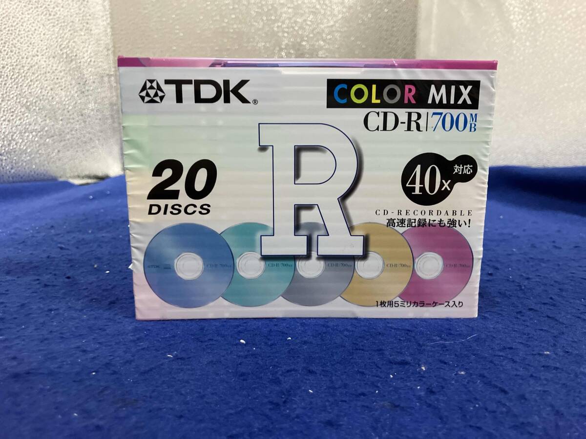 Yahoo!オークション - 未開封品 未使用品 TDK CD-R 700MB COLOR MIX 20...