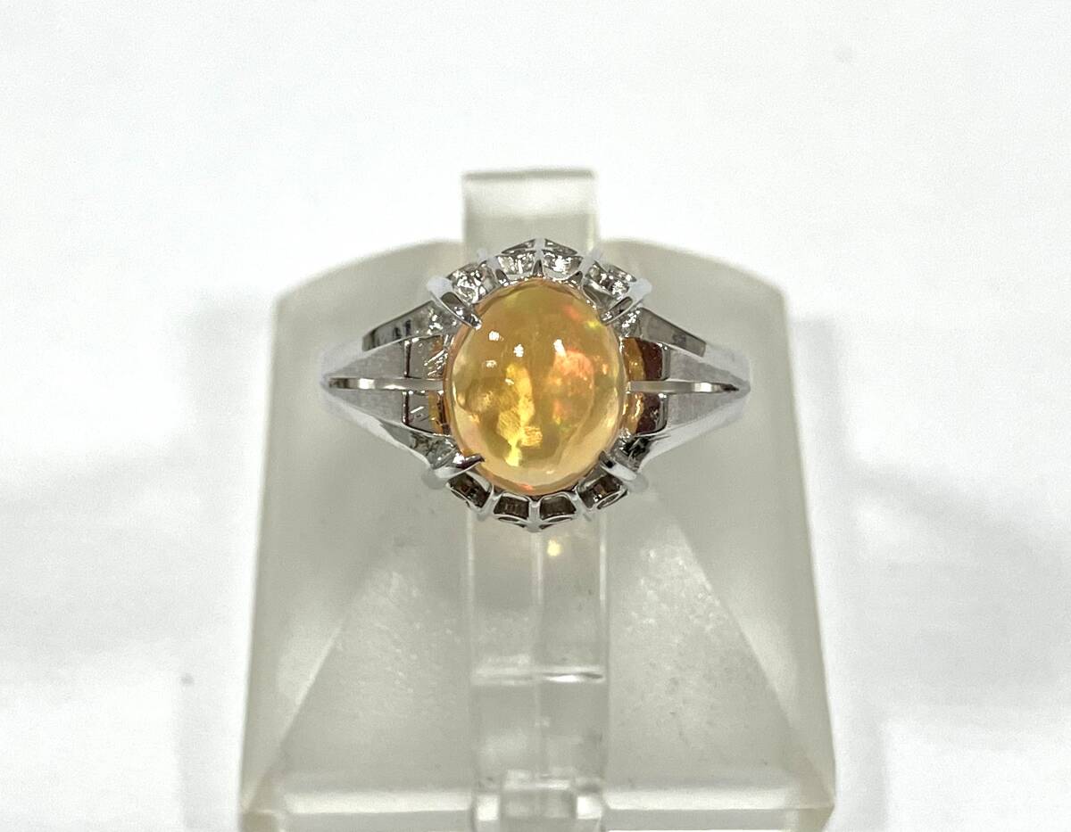 Yahoo!オークション - K14WG／ファイアオパール／レトロ／#9.5／2.5g／...