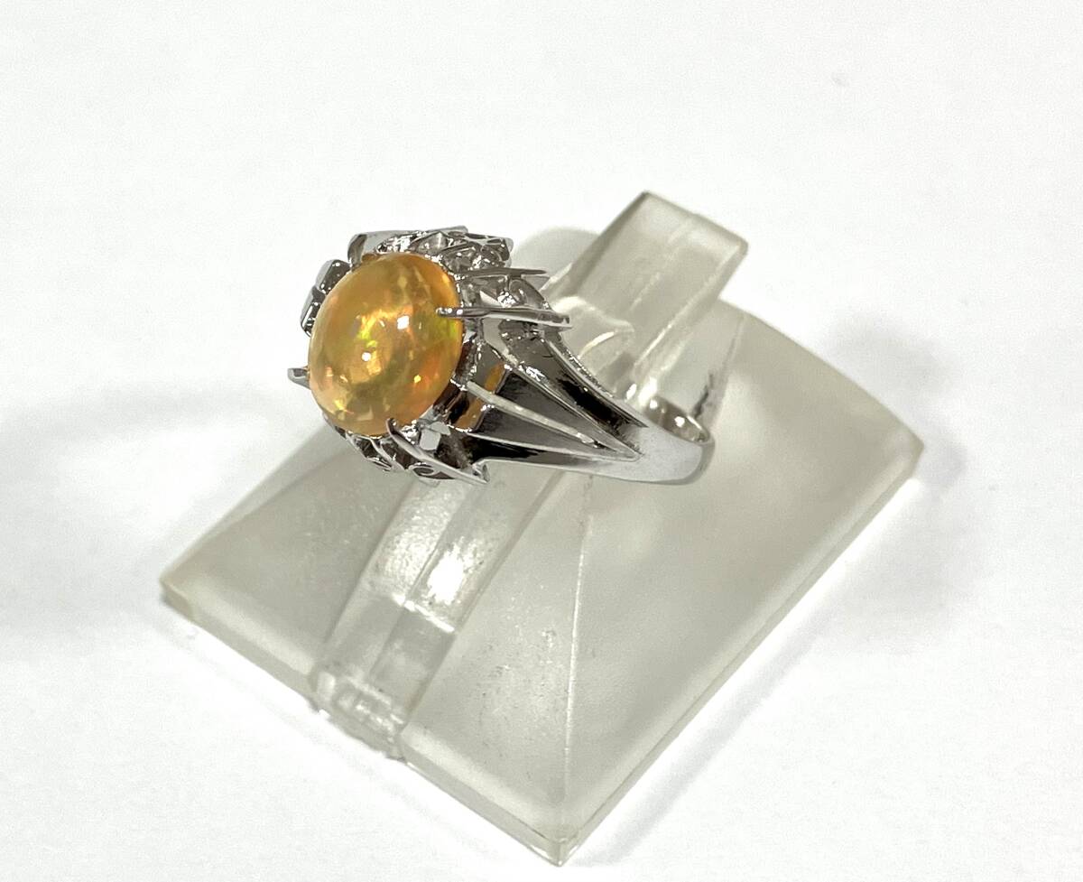 Yahoo!オークション - K14WG／ファイアオパール／レトロ／#9.5／2.5g／...