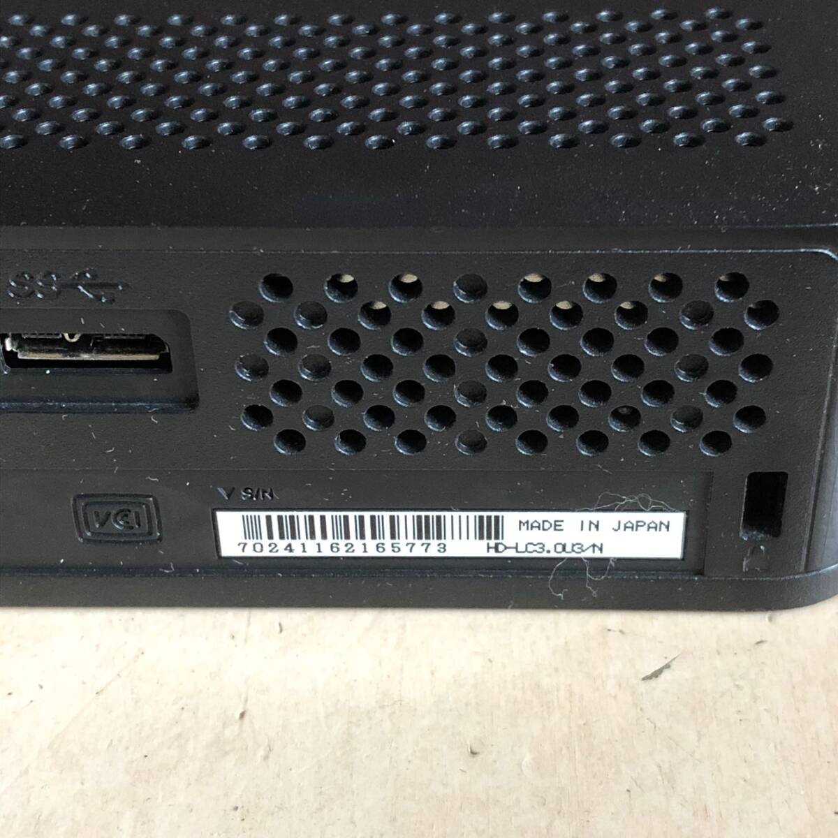 Yahoo!オークション - BUFFALO HD-LC3.0U3/N 外付け ハードディスク 通...