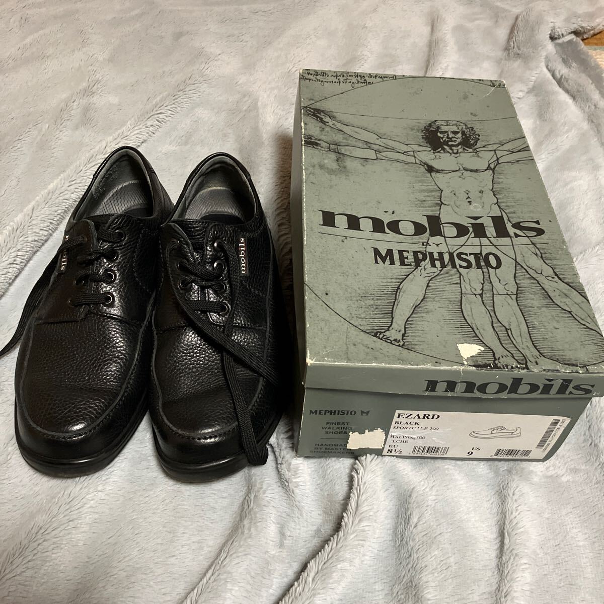 Yahoo!オークション - mephisto メフィスト mobils スニーカー 革靴 シ...