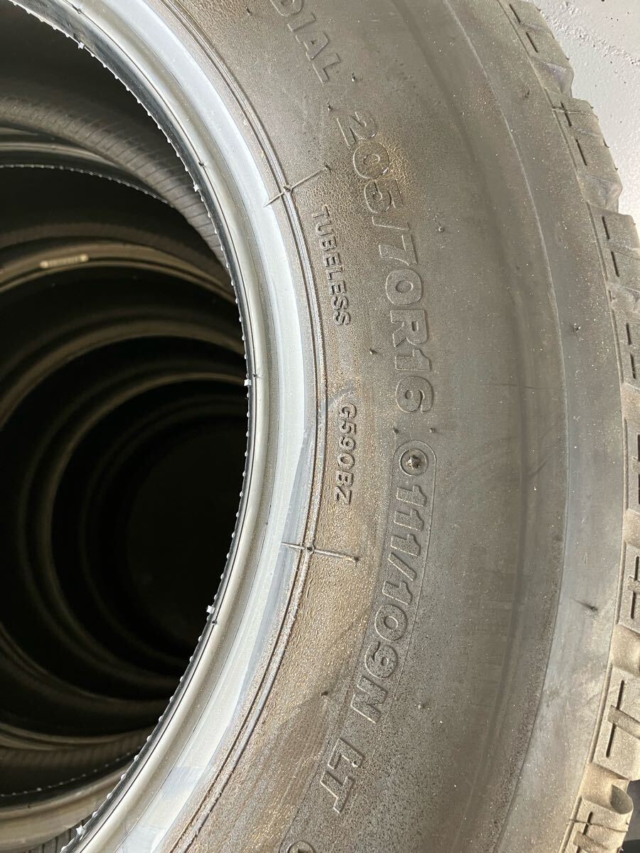 Yahoo!オークション - 205/70R16 111/109N LT G590 6本 ブリヂストンタ...