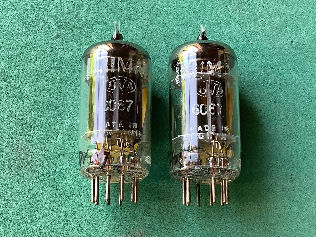 Yahoo!オークション - 稀少 英国の銘球 BRIMAR 6067(12AU7／ECC82)動...