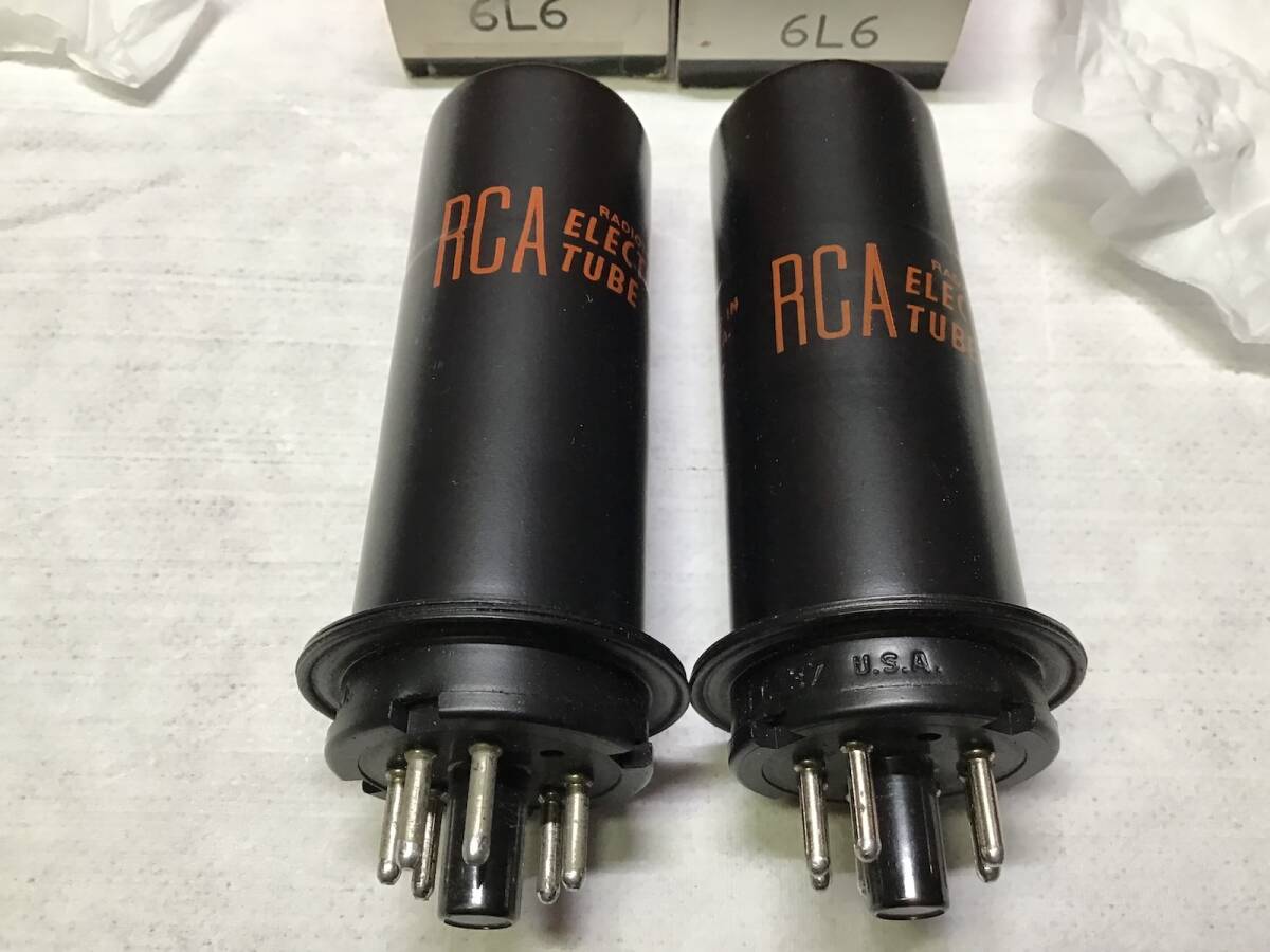 Yahoo!オークション - 超美品 RCA 6L6 同一ロット 新品マッチドペア
