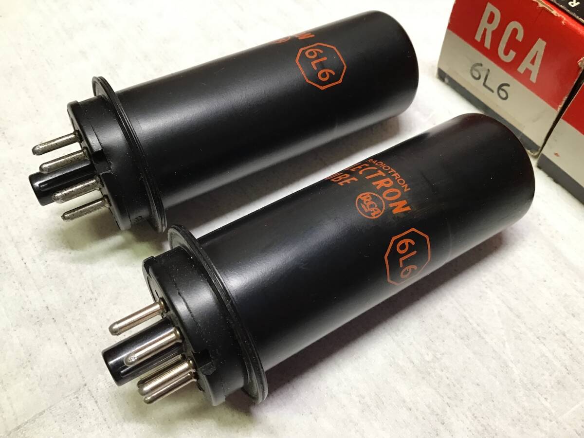 Yahoo!オークション - 超美品 RCA 6L6 同一ロット 新品マッチドペア